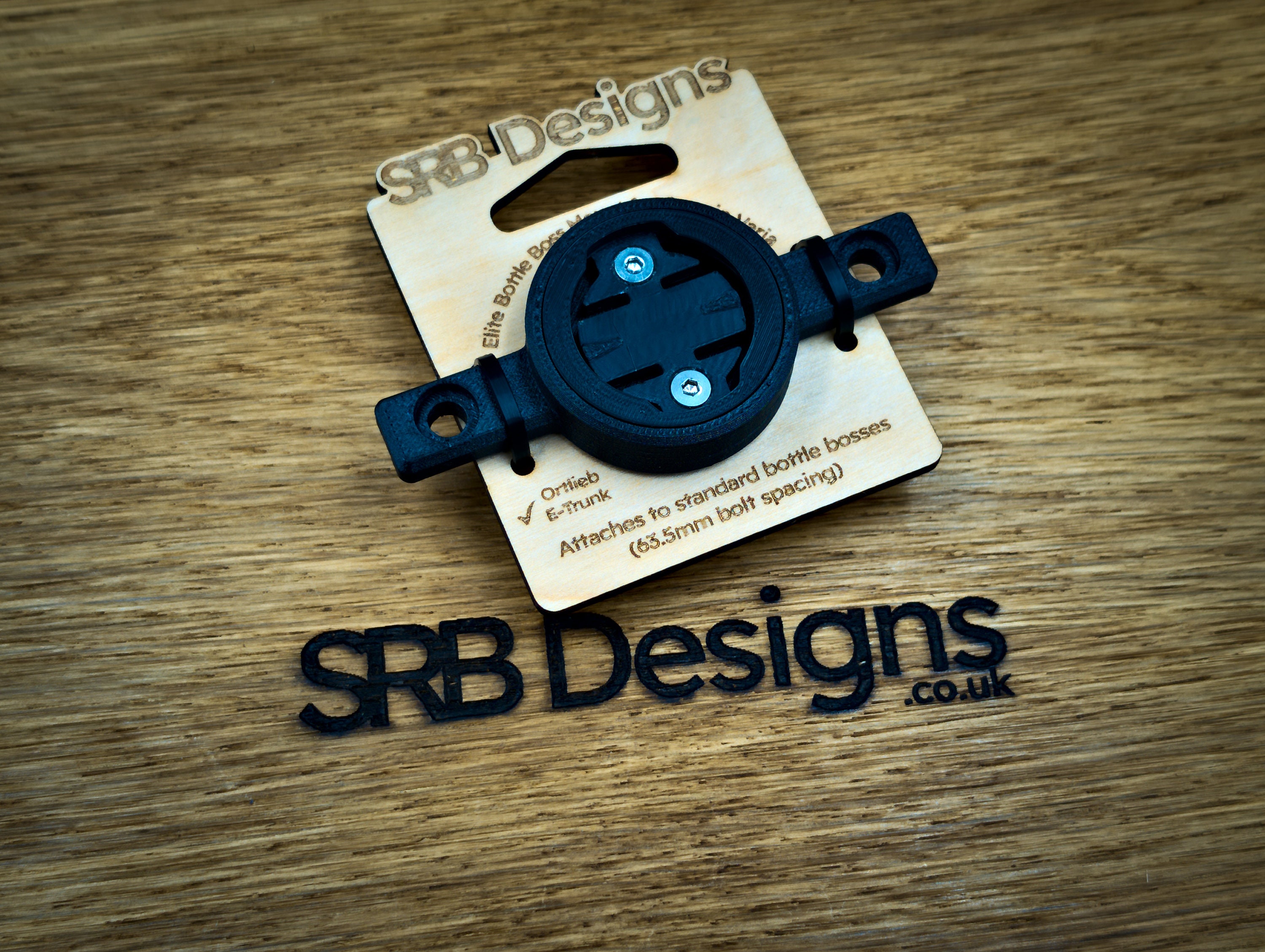 SRB Designs Elite Bottle Boss Mount for Garmin Varia RTL510 & RTL515 ortlieb E-trunk Compatible ...