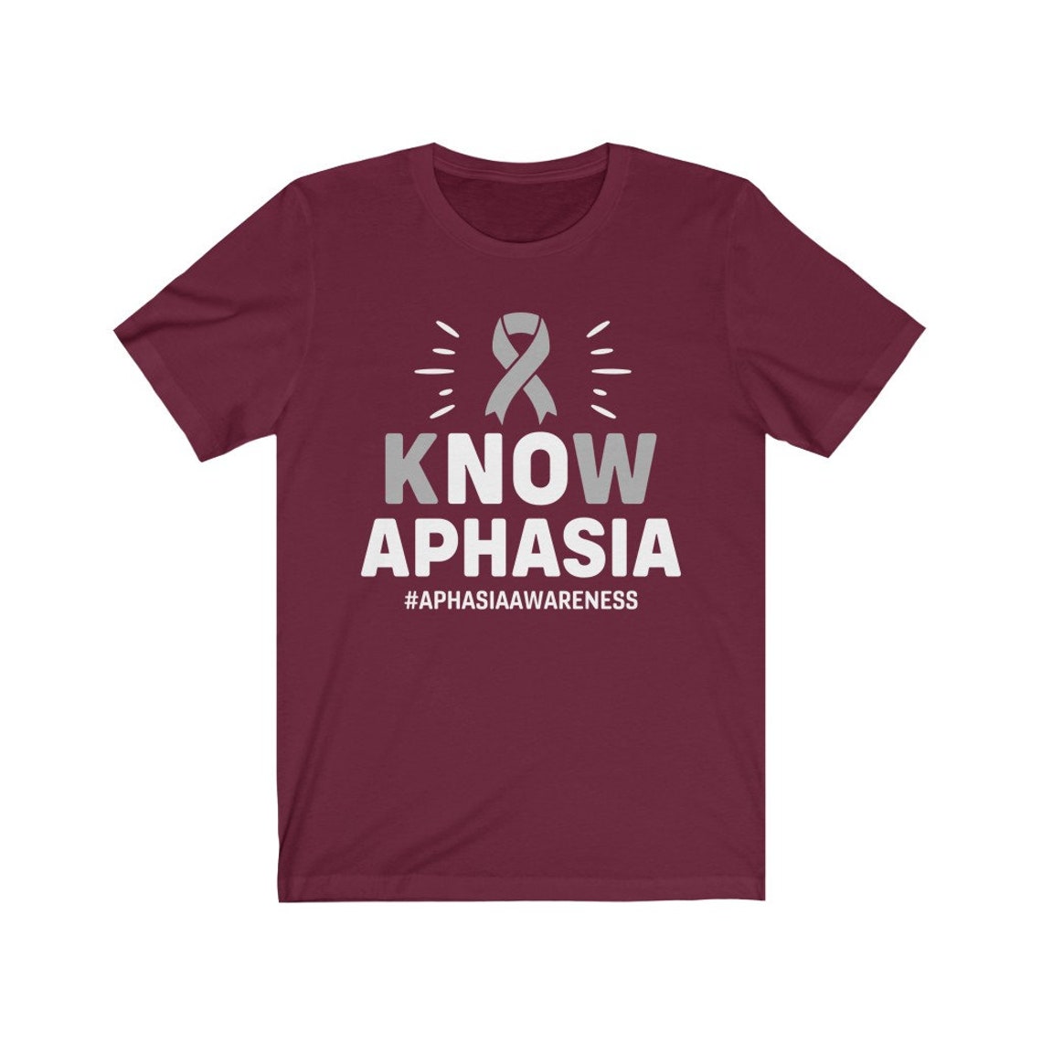 Know Aphasia Aphasia Awareness T-shirt - Etsy