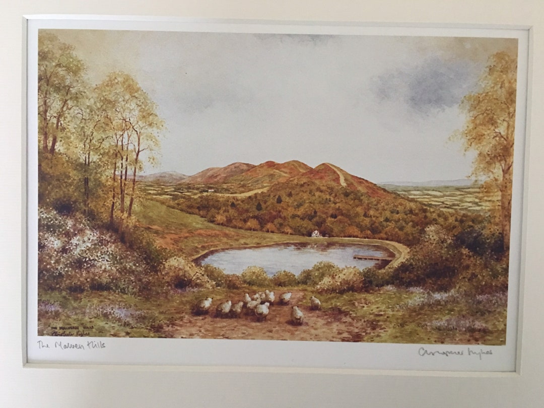 Malvern Hills . Worcester Beacon.signed Special Edition Print - Etsy