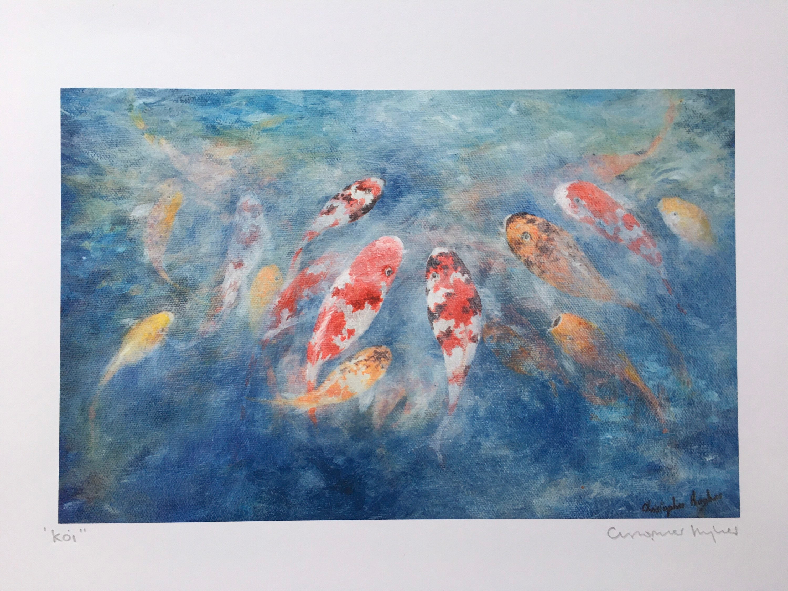 Koi. Signed Artists Special Edition Print - Etsy
