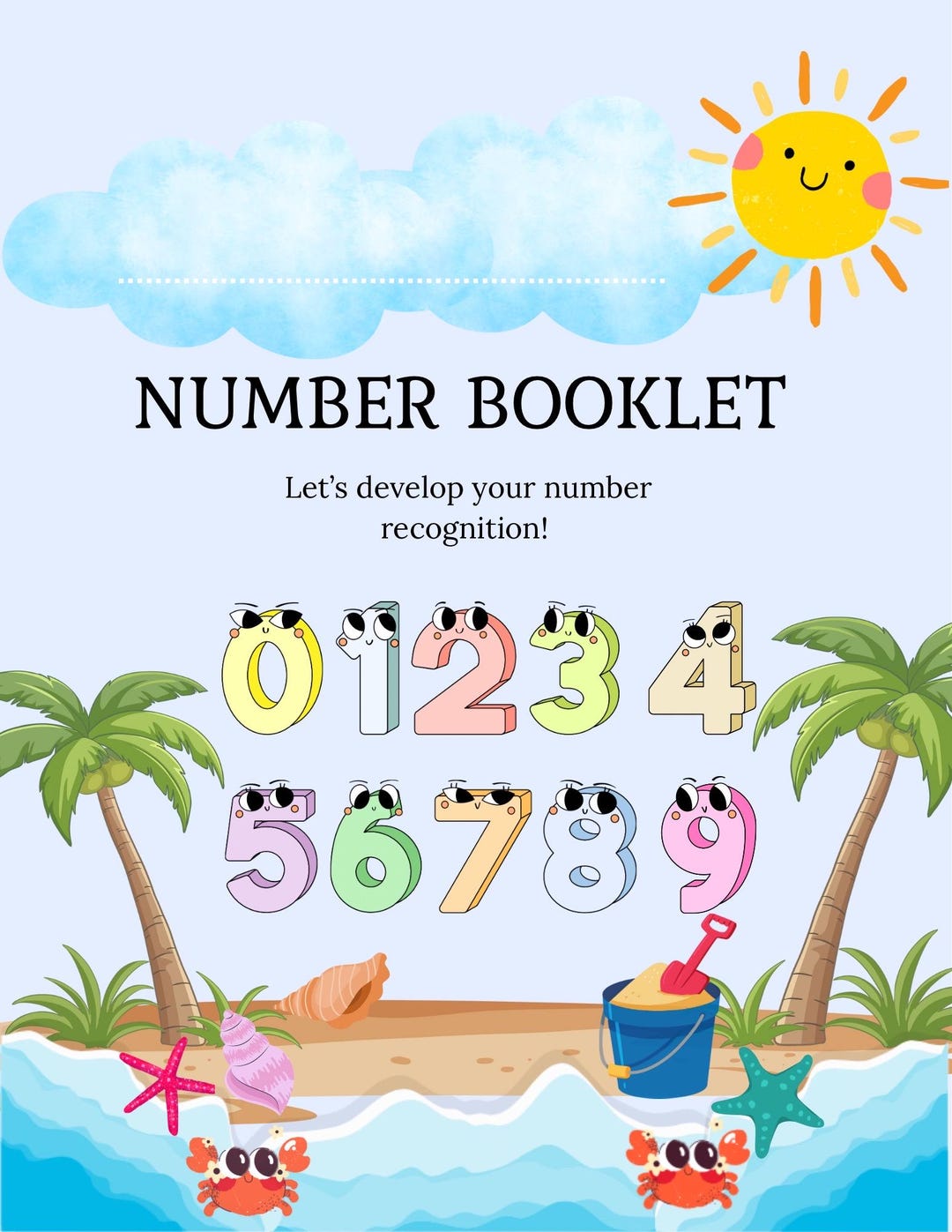 Numbers Tracing Booklet | Counting Numbers for Kindergarten ...