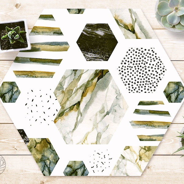 Hexagonal Rug - Etsy