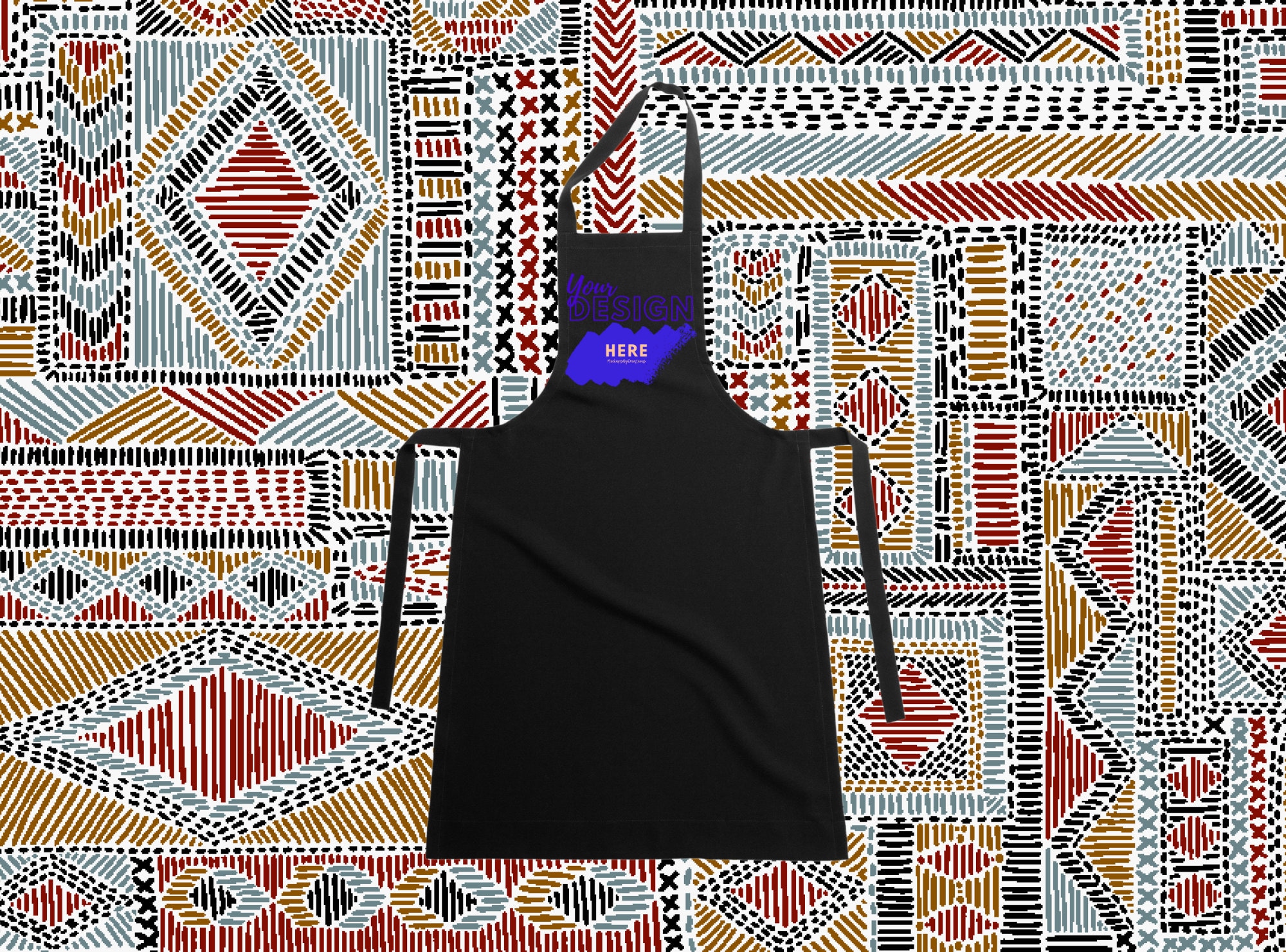 Black Apron Mockup, Women Model Mock Up, Flat Lay Apron Mock up Blank ...