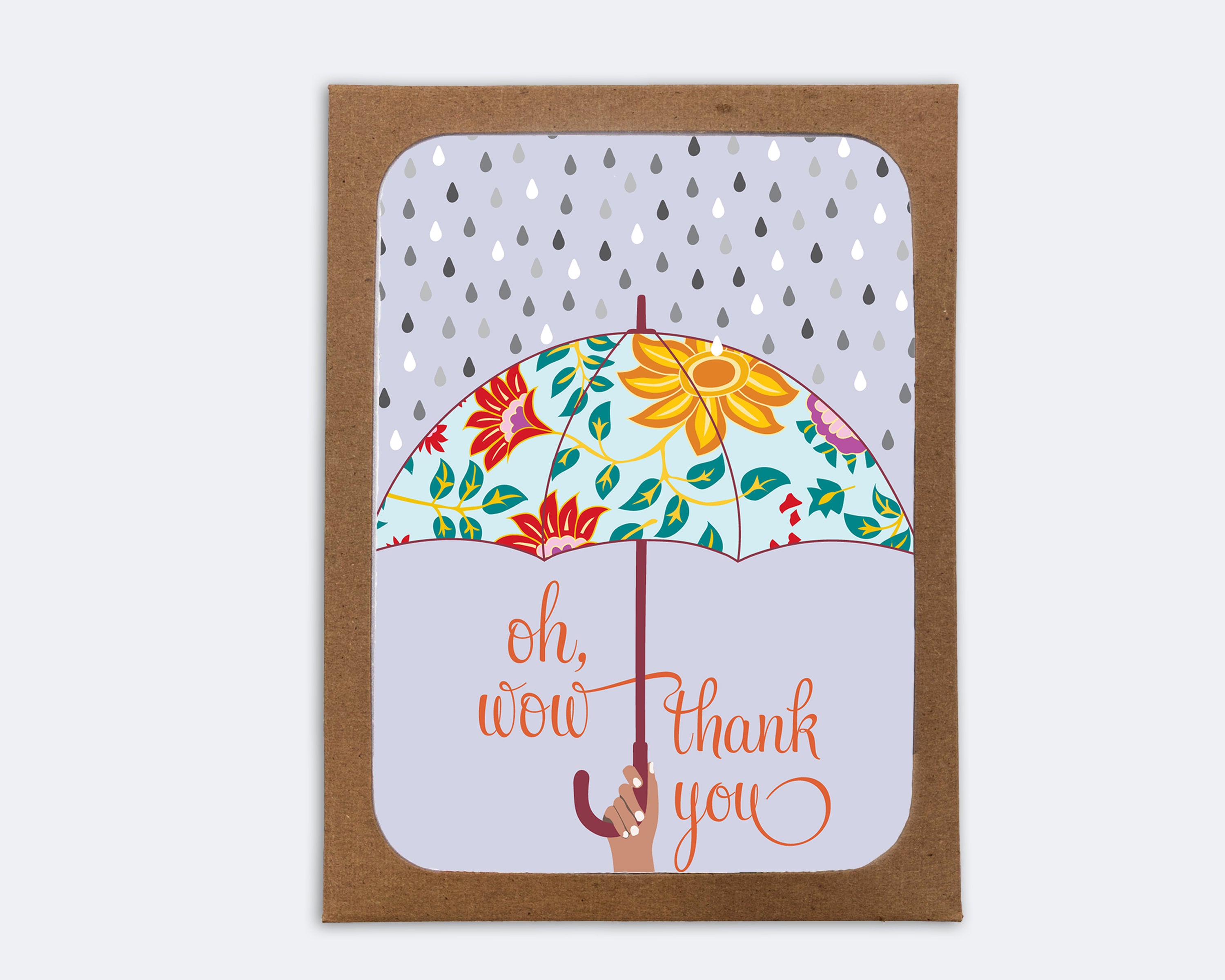 Thank You Oh Wow Card (box of 8) | 8 Blank Inside Cards With 8 ...