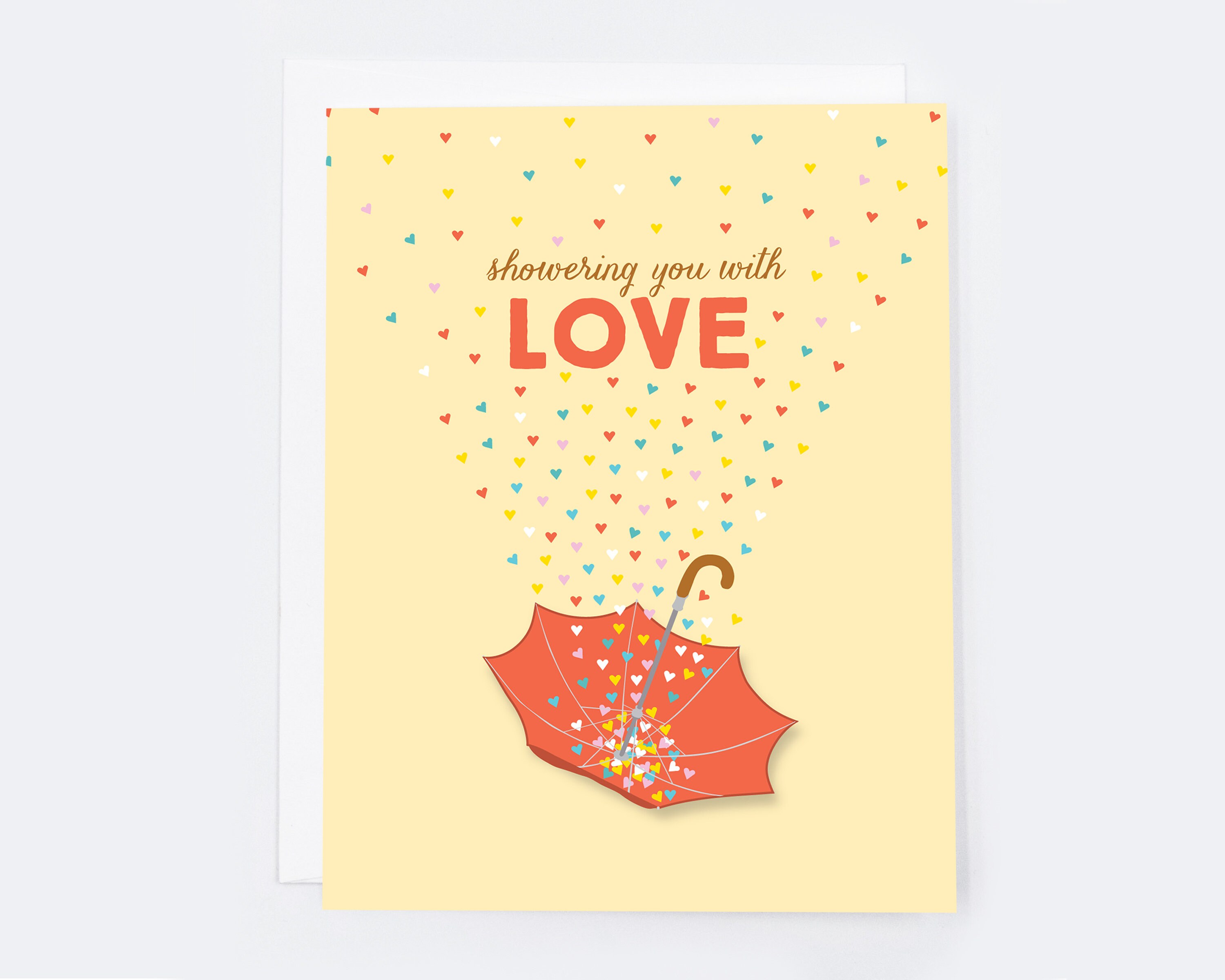 Showering You With Love (box of 8) | 8 Blank Inside Cards With 8 ...