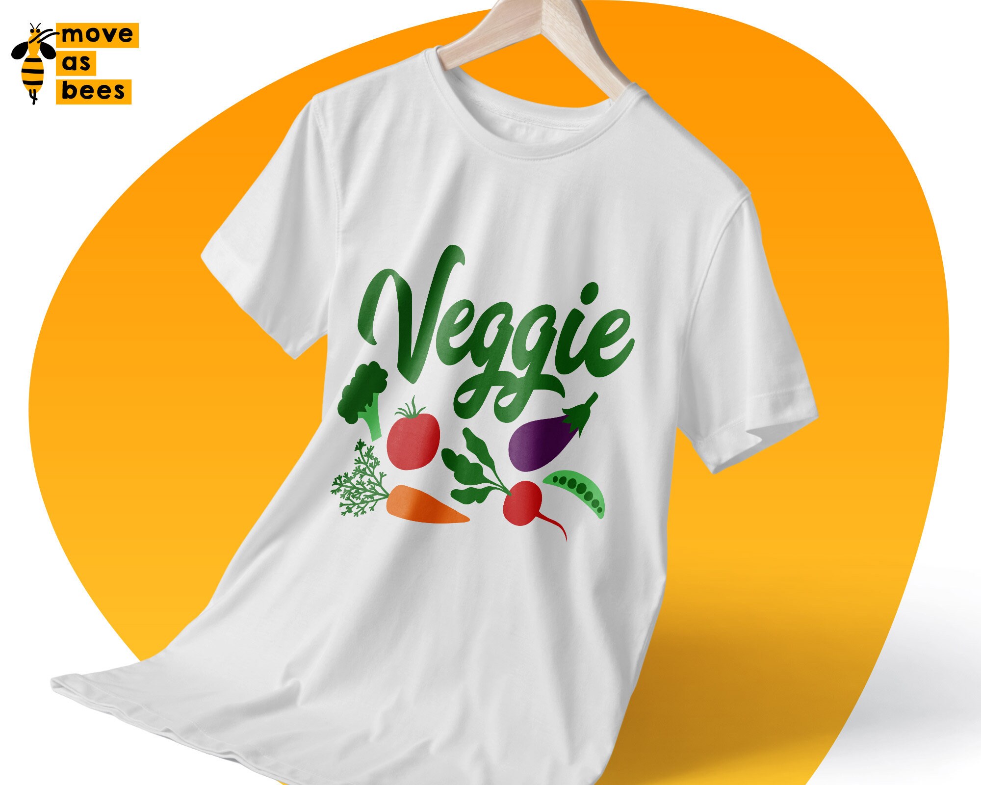 Veggie Svg Vegetables Svg Vegetarian Shirt Svg File With - Etsy