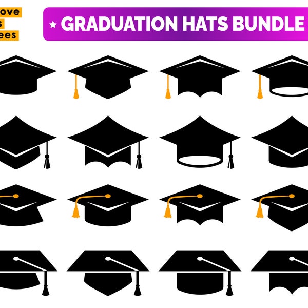 Graduation Hat Svg - Etsy
