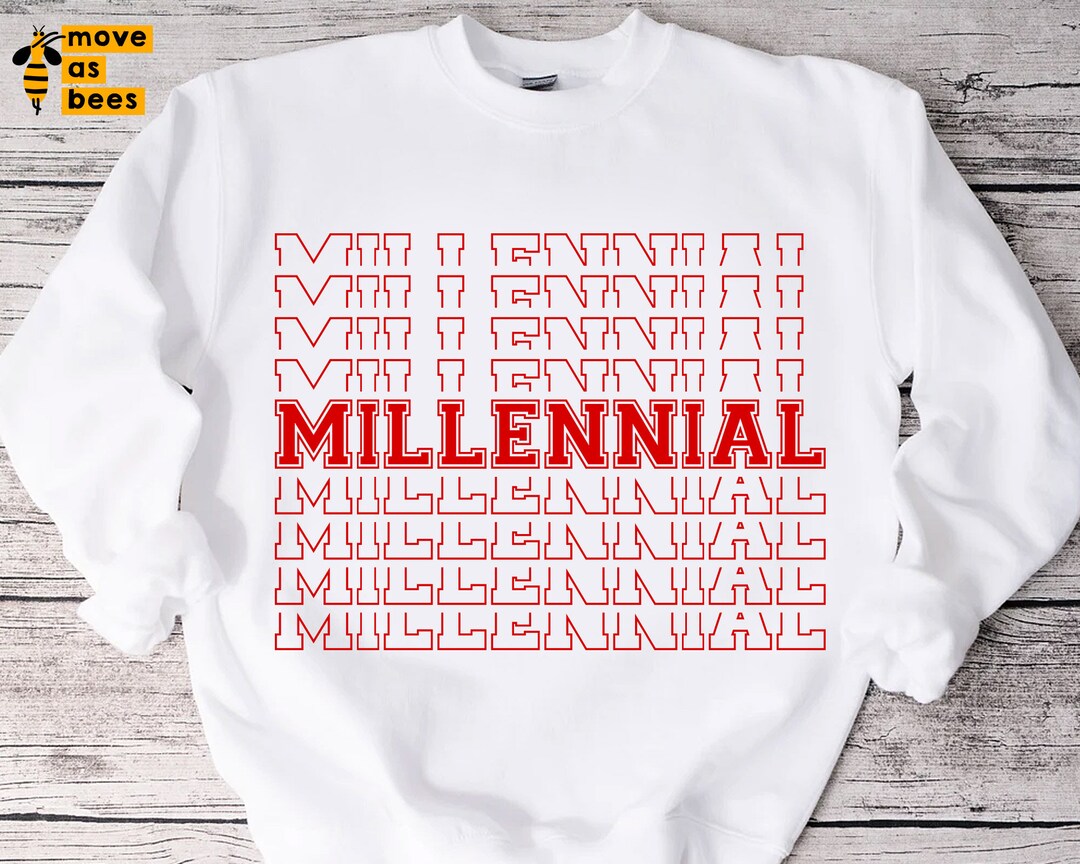 Millennial Svg, Millennial Png, Millennial Shirt Svg, Stacked, Cuttable ...