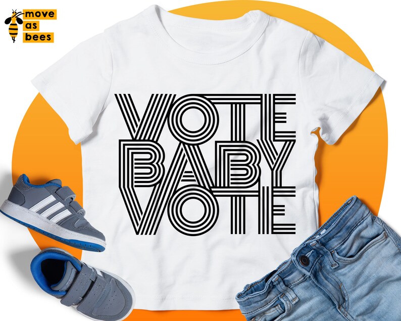 Vote Baby Vote Svg Voting Shirt Svg Presidential Elections - Etsy
