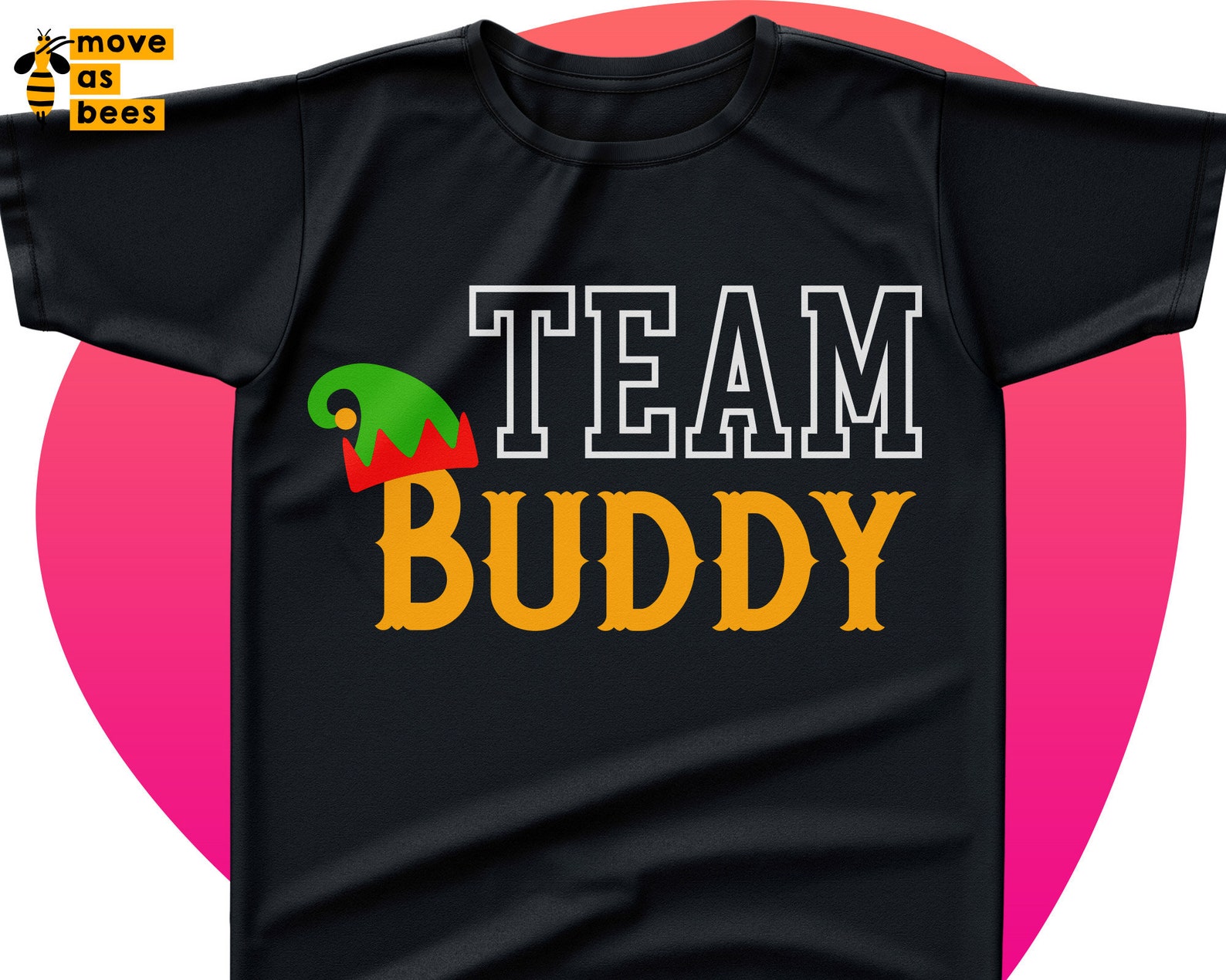 Elf Team Buddy Svg Christmas Shirt Svg Cuttable & Printable - Etsy