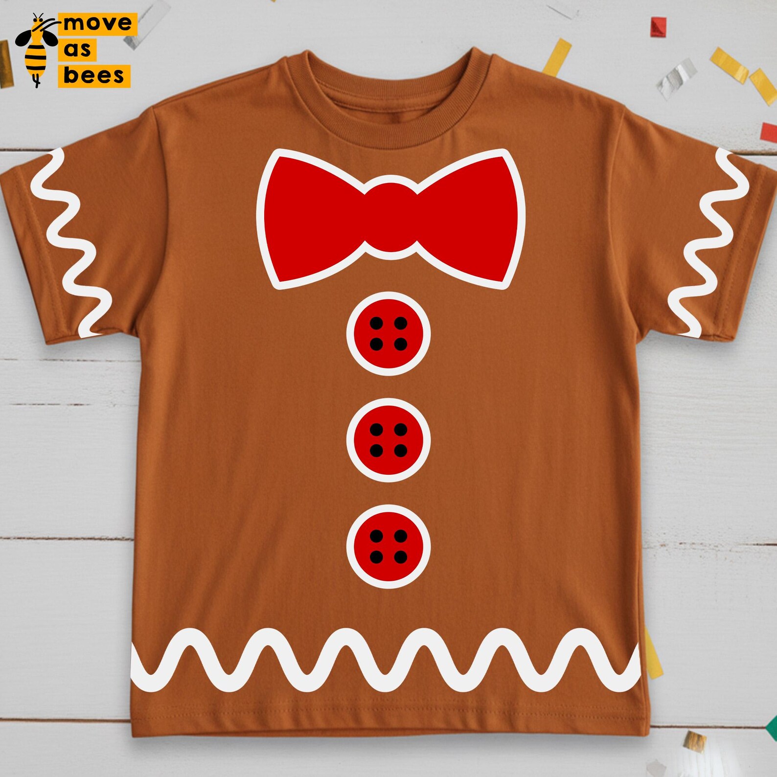 Gingerbread Man Shirt Svg, Png, Gingerbread Costume Svg, Christmas ...