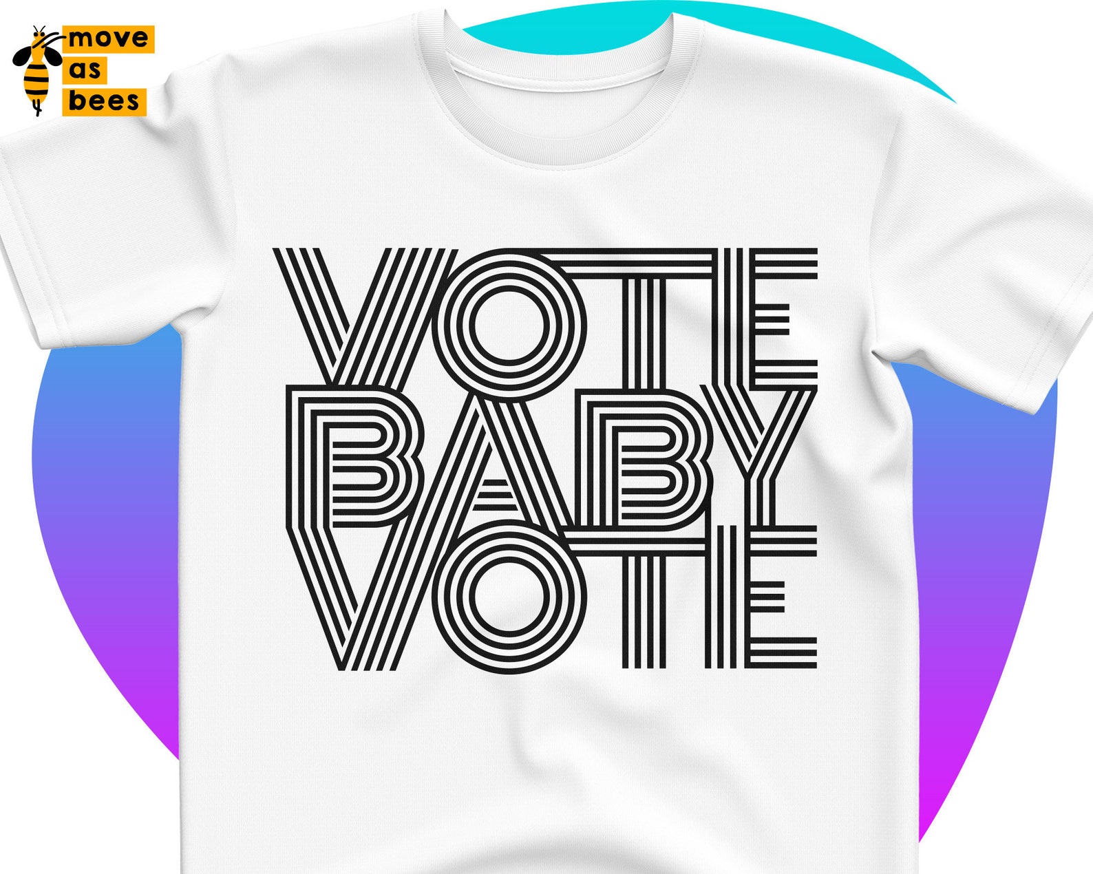 Vote Baby Vote Svg Voting Shirt Svg Presidential Elections - Etsy