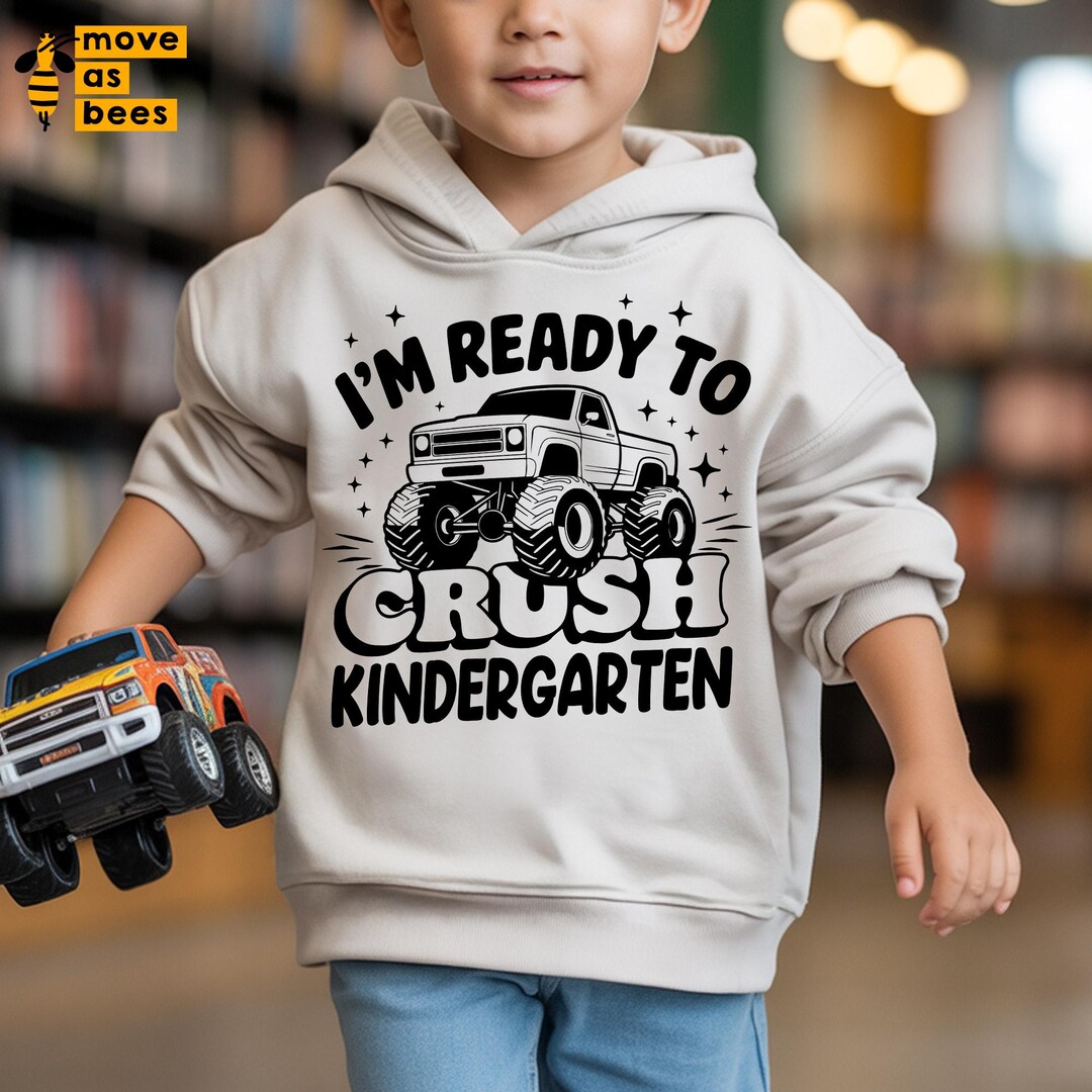 I'm Ready to Crush Kindergarten SVG, PNG, Back to School Svg, 1st Day ...