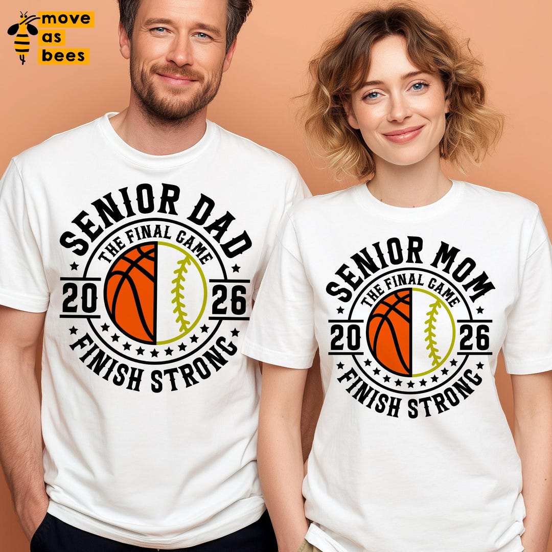 Multisport Senior Mom & Dad Svg, Png, the Final Game, Finish Strong, Basketball, Softball, Class ...
