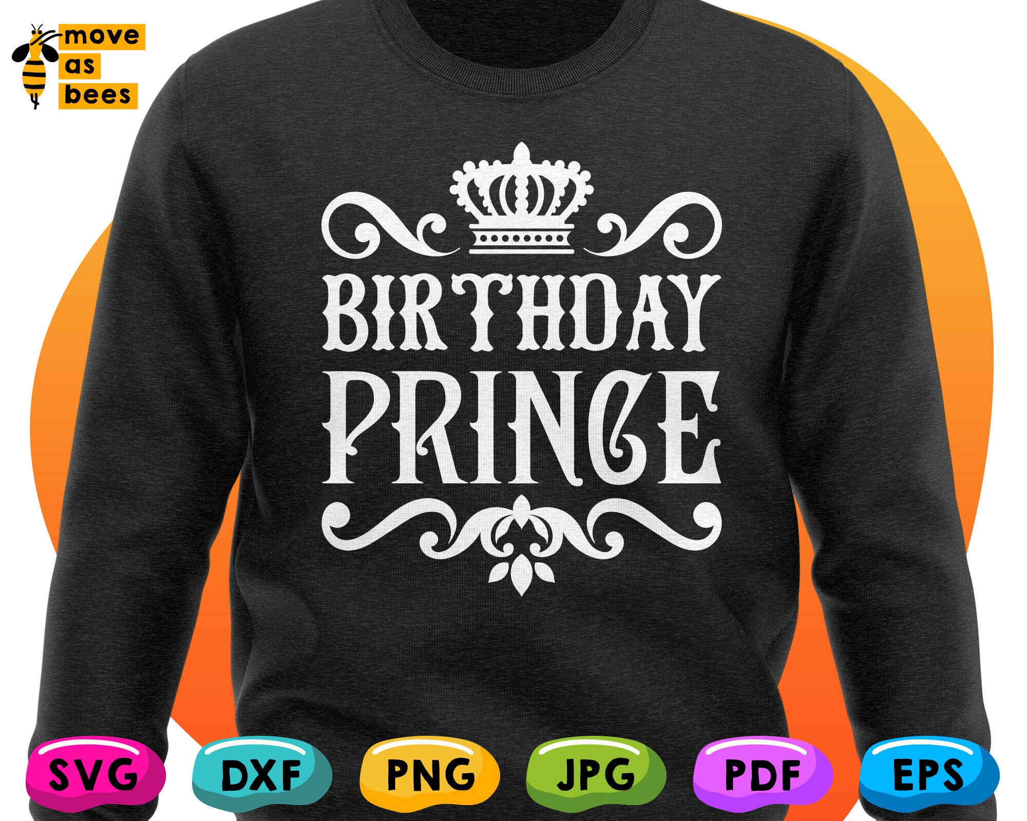 Birthday Prince Svg Birthday Prince Shirt Svg Birthday Boy | Etsy