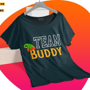 Elf Team Buddy Svg, Christmas Shirt Svg Cuttable & Printable Design ...