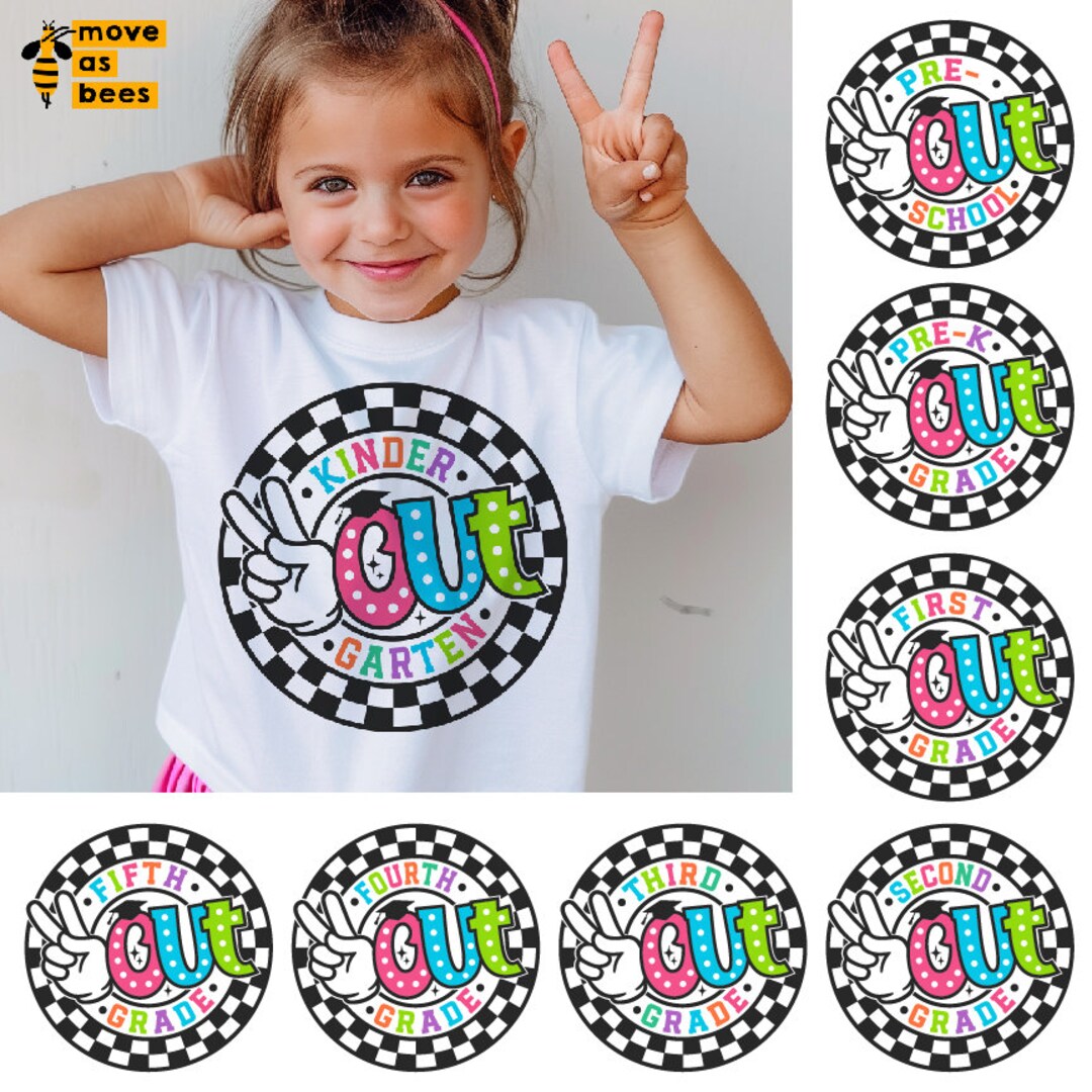 Kids Graduation PNG, SVG Bundle, Peace Out Preschool, Pre-k ...