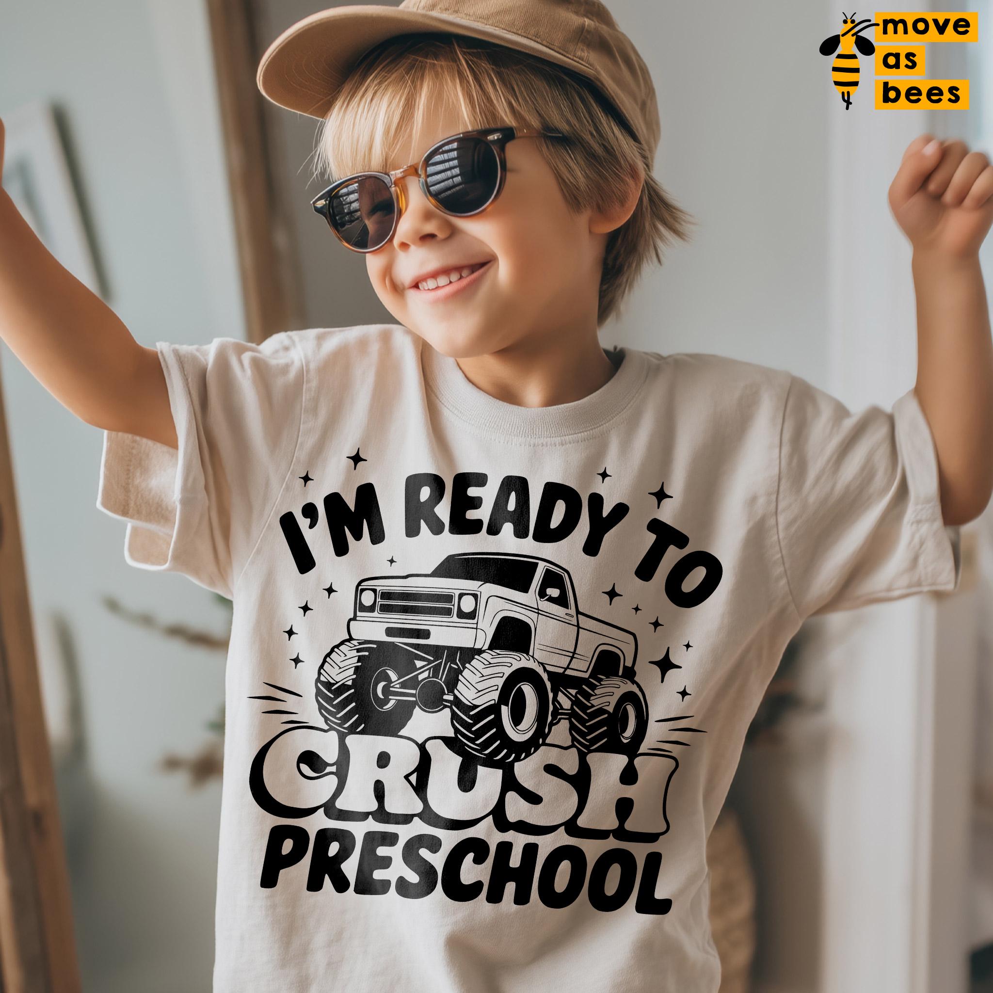 I'm Ready to Crush Preschool SVG, PNG, Back to School Svg, 1st Day of ...