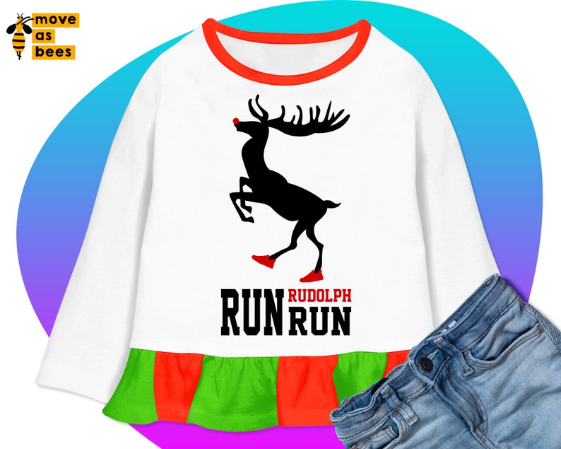 Run Rudolph Run Svg Funny Christmas Shirt Svg Red Nosed | Etsy