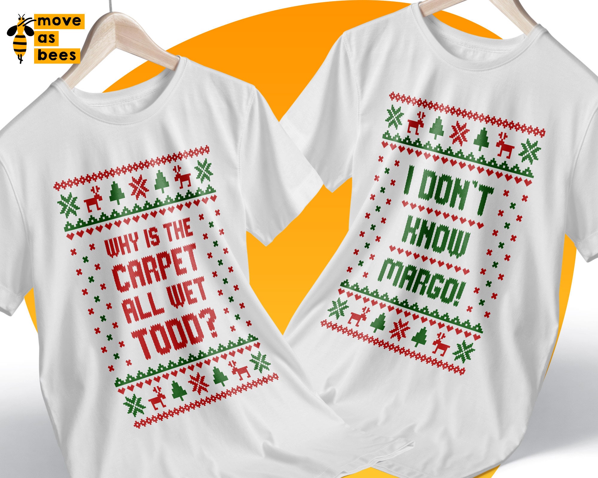 Christmas Matching Shirt Svg Christmas Couple Ugly Sweater | Etsy