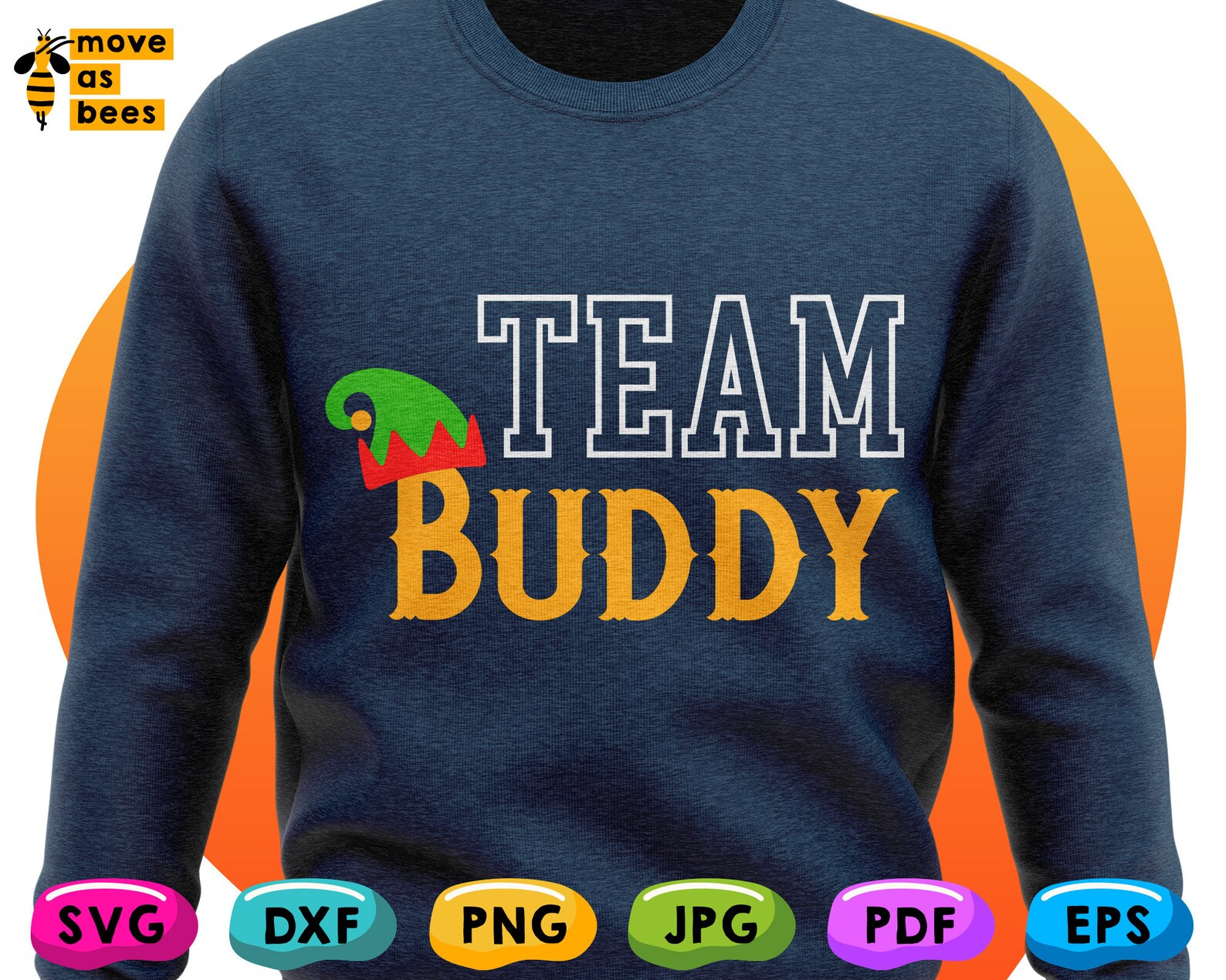 Elf Team Buddy Svg Christmas Shirt Svg Cuttable & Printable - Etsy