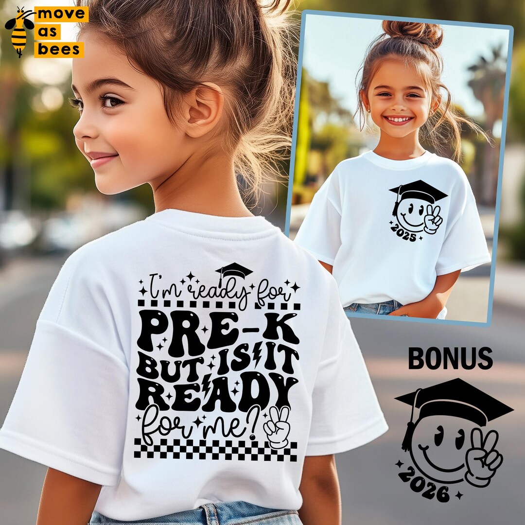 I'm Ready for Pre-k but is It Ready for Me Svg, Png, Kids, 1st Day of ...