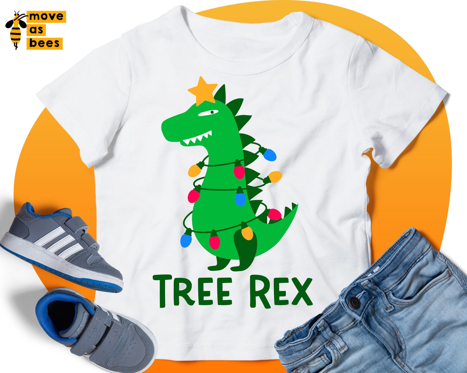 Tree Rex Svg Dinosaurs Christmas Tree Svg Dino With | Etsy