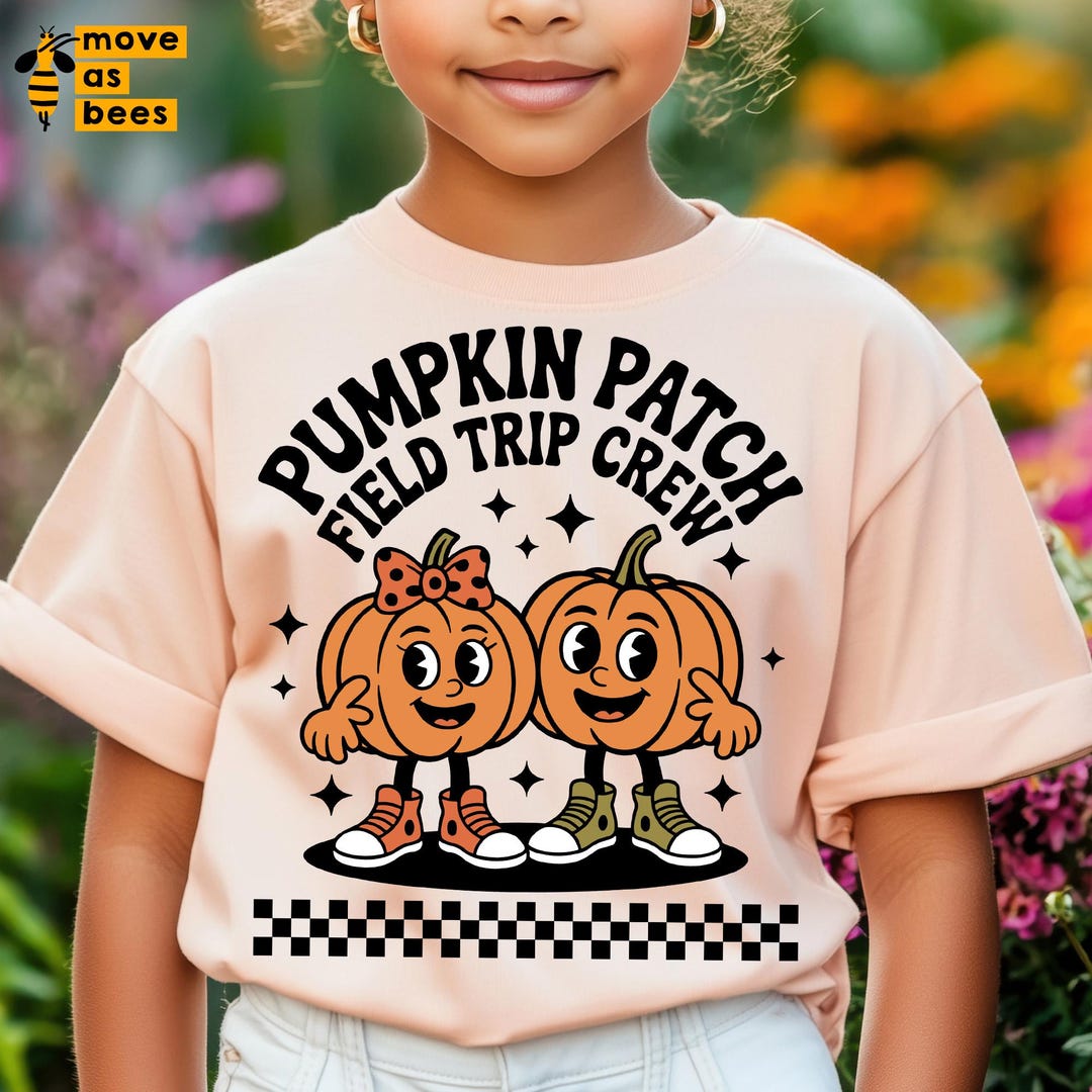 Pumpkin Patch Field Trip Crew SVG, PNG, Kids Field Trip Shirt Svg ...