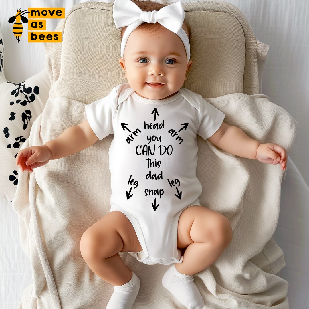 You Can Do It Dad Svg, Png, Newborn Bodysuit Instruction, Funny Gift ...