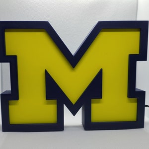 Michigan M Light - Etsy