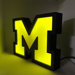 Michigan M Light - Etsy