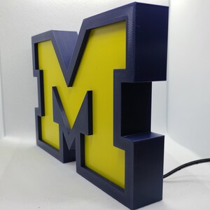 Michigan M Light - Etsy