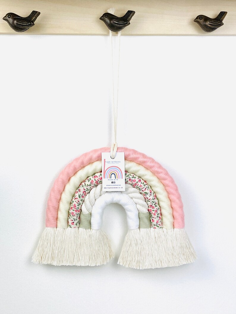 Rainbow Wall Hanging Macrame Decoration Indie Room Decor Tapestry ...