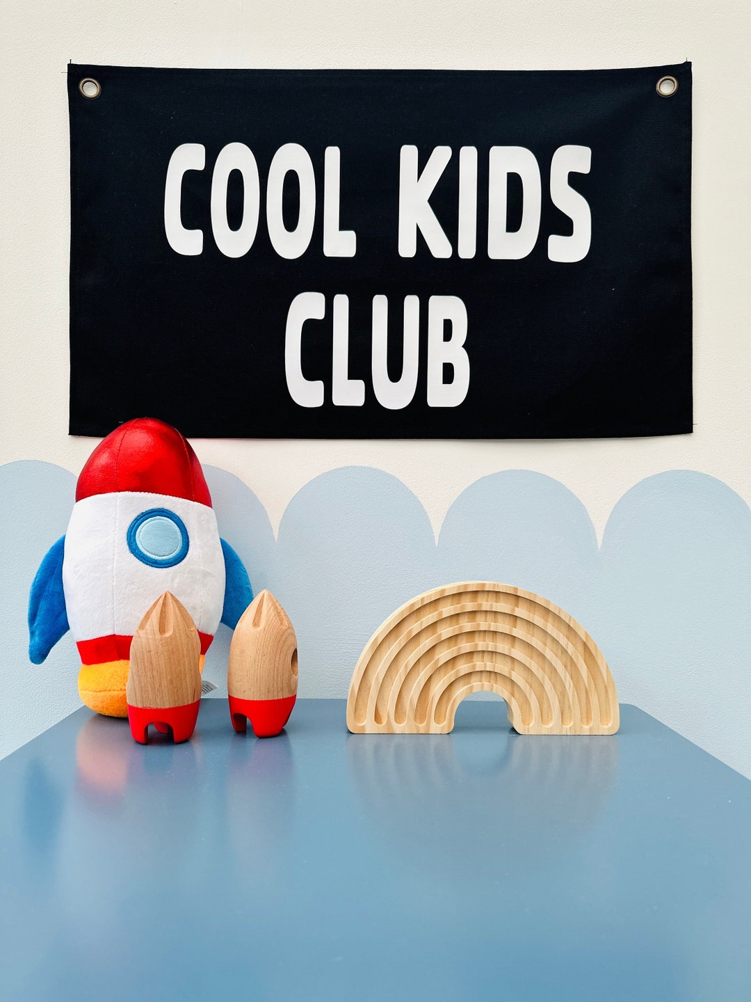 Cool Kids Club Banner | Kids Room Banner | Nursery Decor | Kids Signs ...