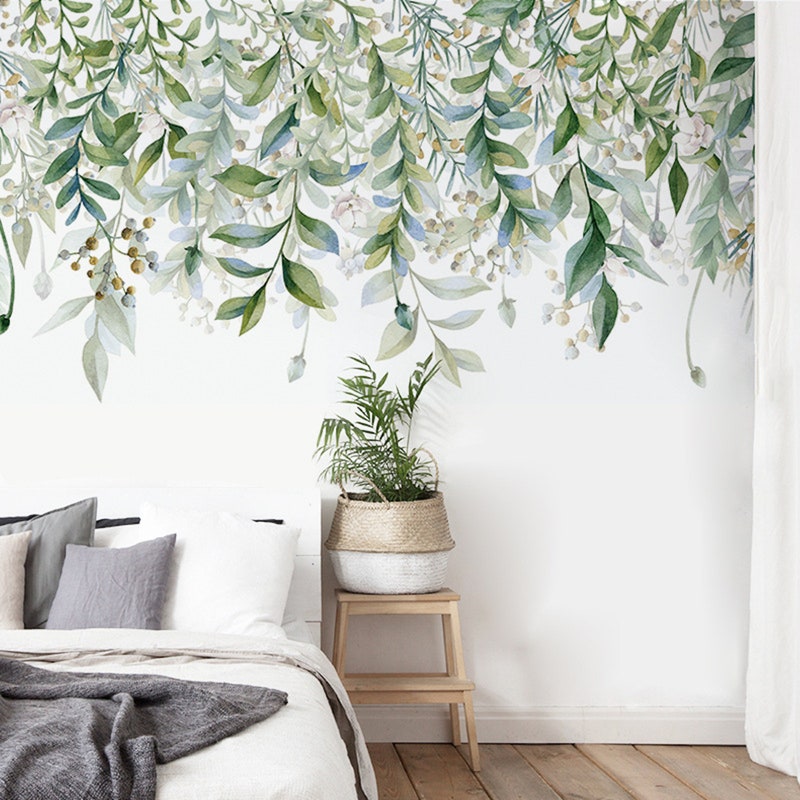 Greenery Wall Decal - Etsy