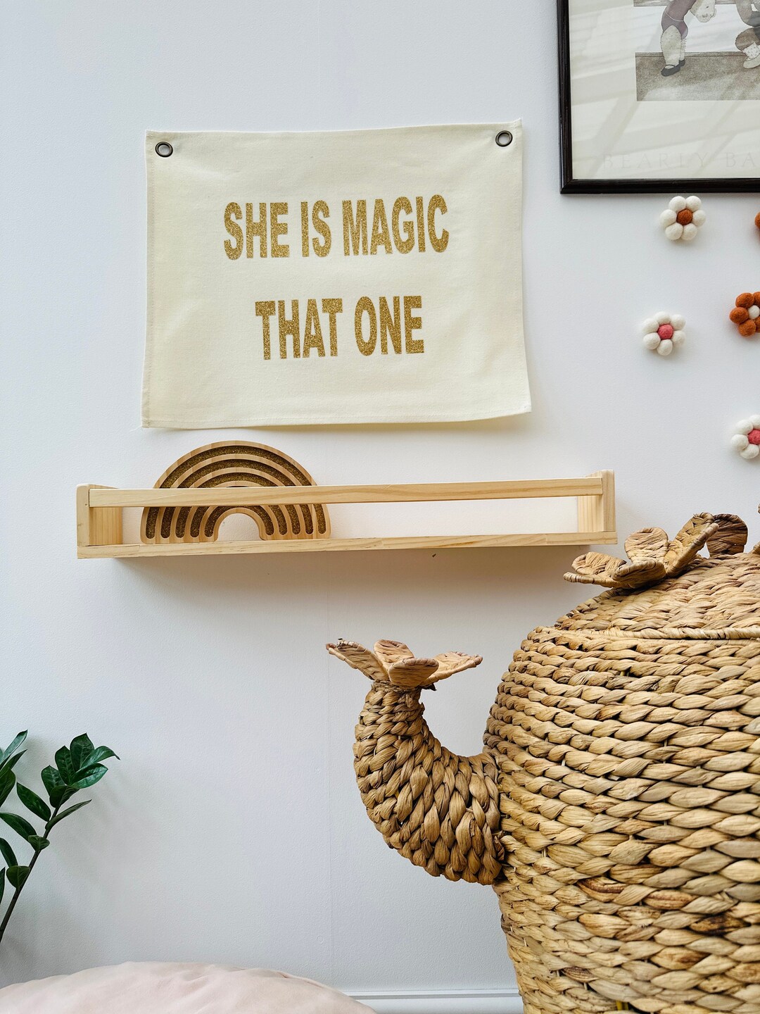She is Magic That One Banner | Kids Room Decor | Wall Art for Nursery ...