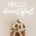 Hello Beautiful Neon Sign, Bridal Party Neon Sign, Bridal Neon Sign ...