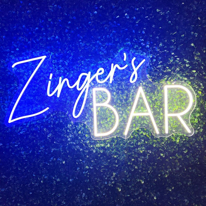 Personalized Home Bar Neon Sign Customized Home Bar Neon - Etsy