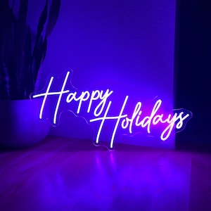 Joy Neon Sign, Christmas Sign, Holiday Neon Sign, Christmas Decor ...