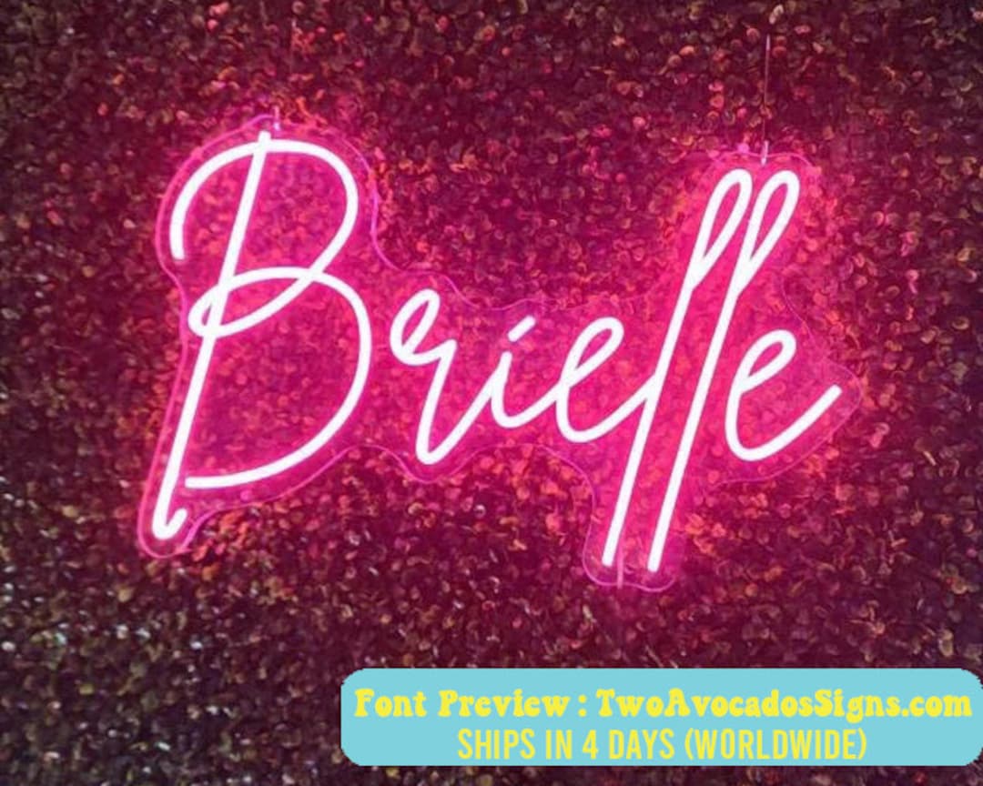 Nursery Name Neon Sign Custom Neon Teen Neon Name Sign Kids - Etsy