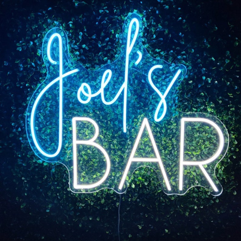 Personalized Home Bar Neon Sign Customized Home Bar Neon - Etsy