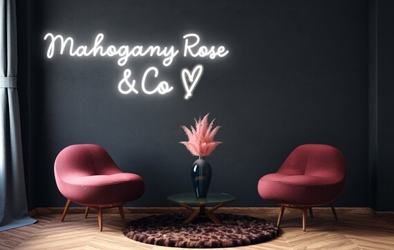 Boutique Neon Sign Neon Logo Sign Custom Neon Sign Neon - Etsy