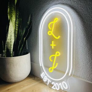 Let Love Grow Neon Sign, Custom Neon, Modern Wedding Sign, Wedding ...