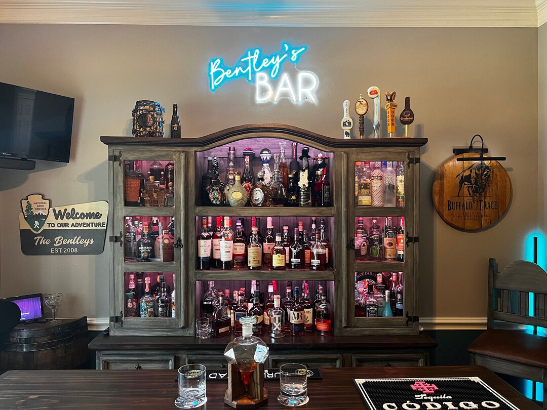 Personalized Home Bar Neon Sign, Customized Home Bar Neon Sign, Novelty ...