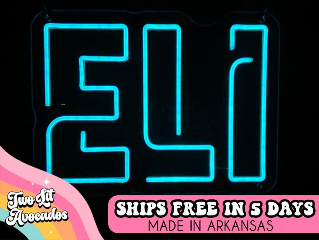 Name Neon Sign, Custom Neon, Teen Neon Name Sign, Kids Neon Name Sign ...