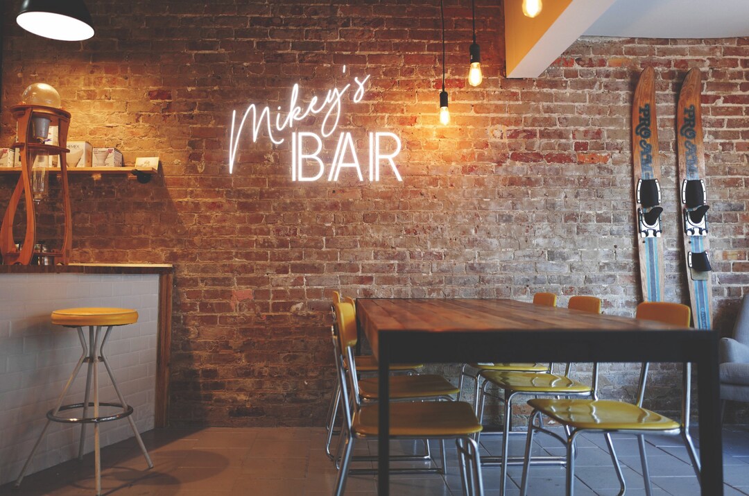 Personalized Home Bar Neon Sign, Customized Home Bar Neon Sign, Novelty ...