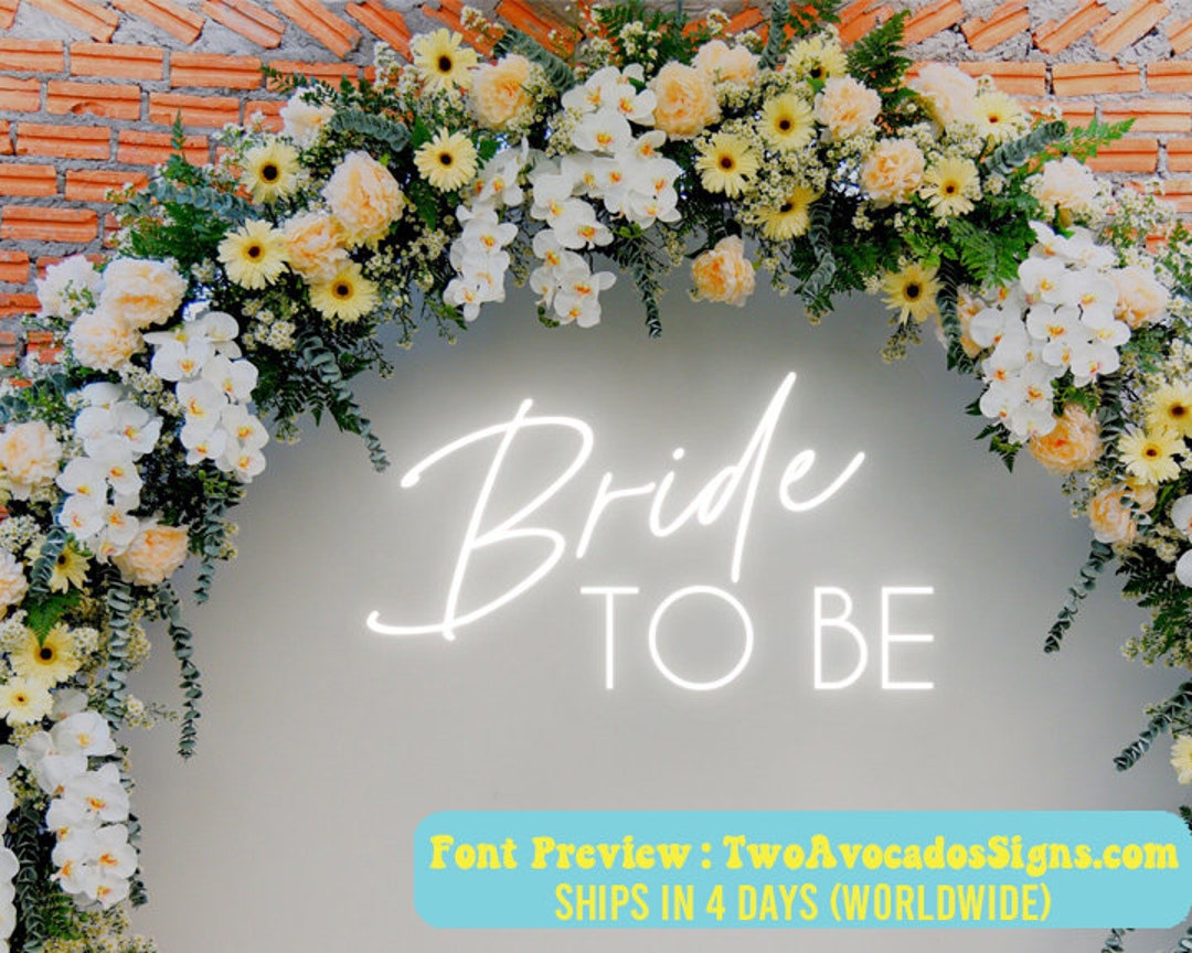 Bride to Be Neon Sign, Bridal Party Neon Sign, Bridal Neon Sign, Bridal ...
