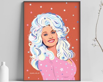 Dolly Parton Print | Etsy