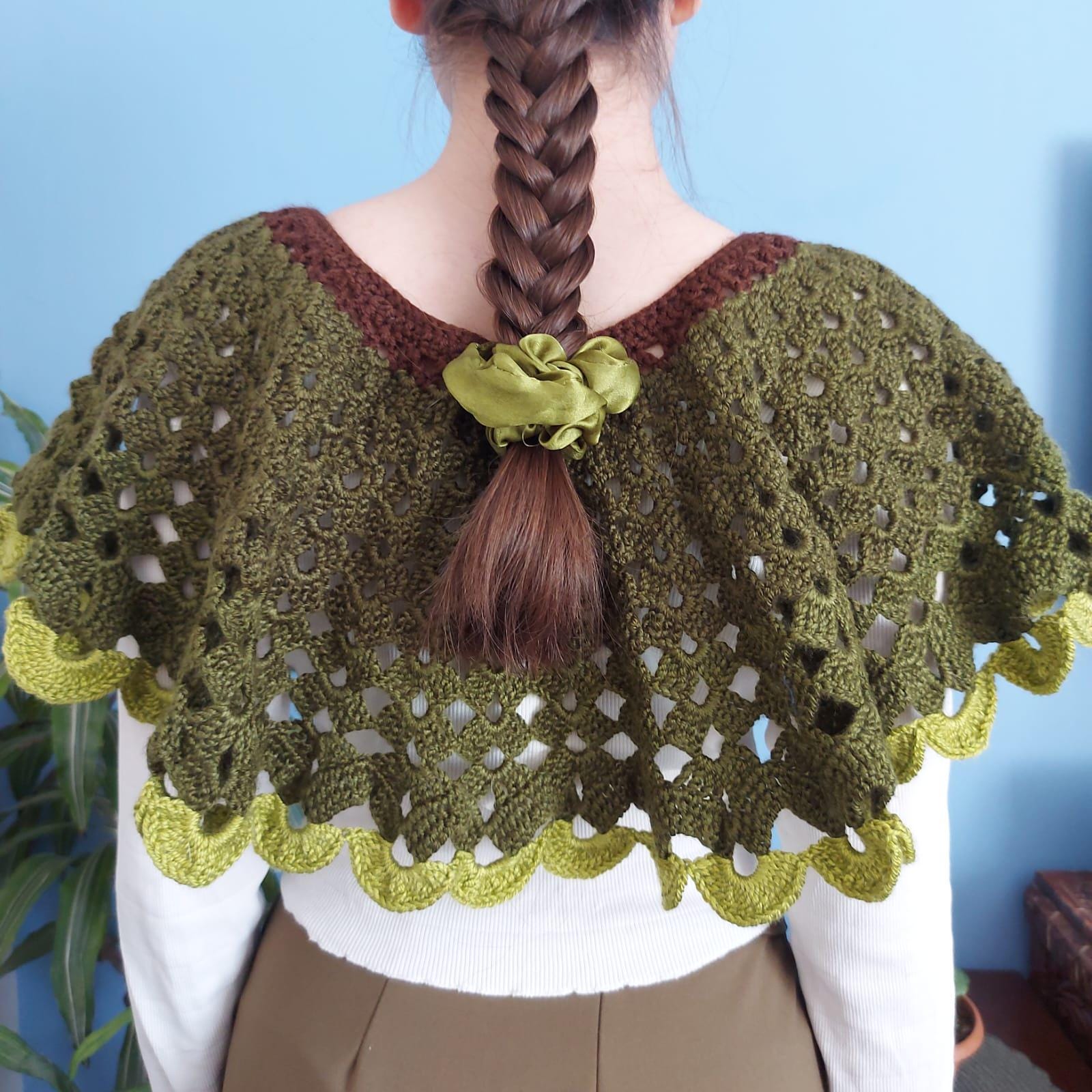 Leafy Crochet Capelet Pattern: Beginner Friendly Cosplay Costume ...