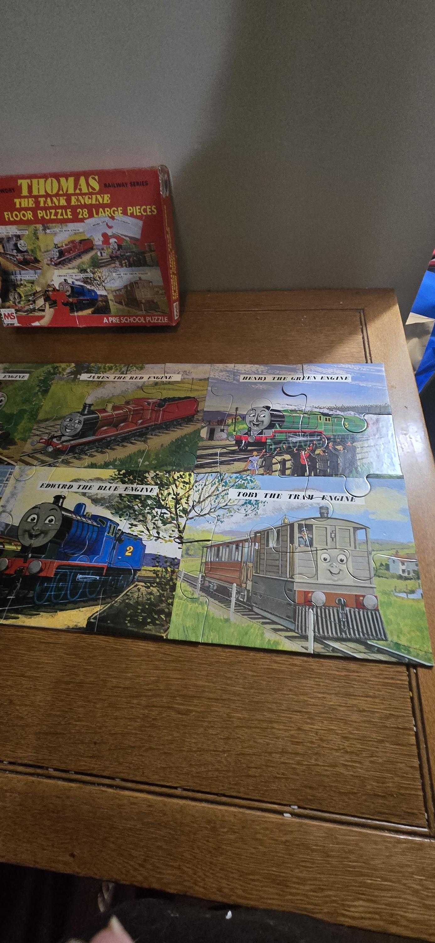 Thomas the Tank Engine 1984 Puzzle - Etsy
